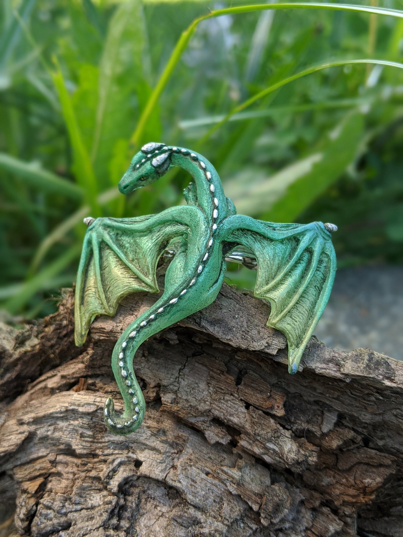 Handmade Dragon Hair Barrette – AishaVoya Creations