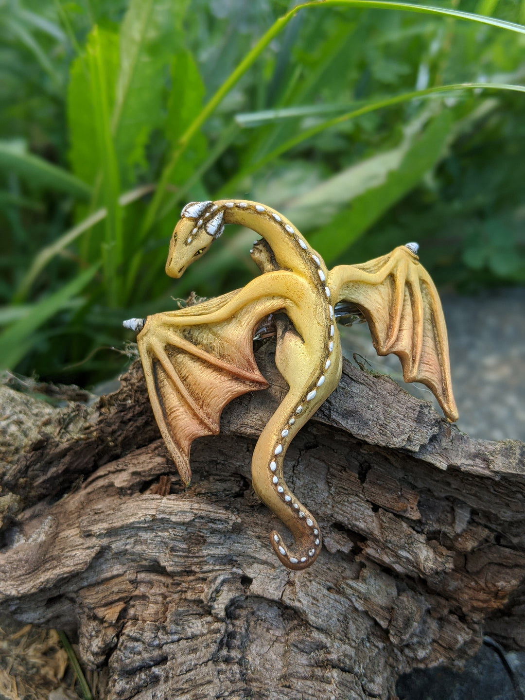 Handmade Dragon Hair Barrette – AishaVoya Creations