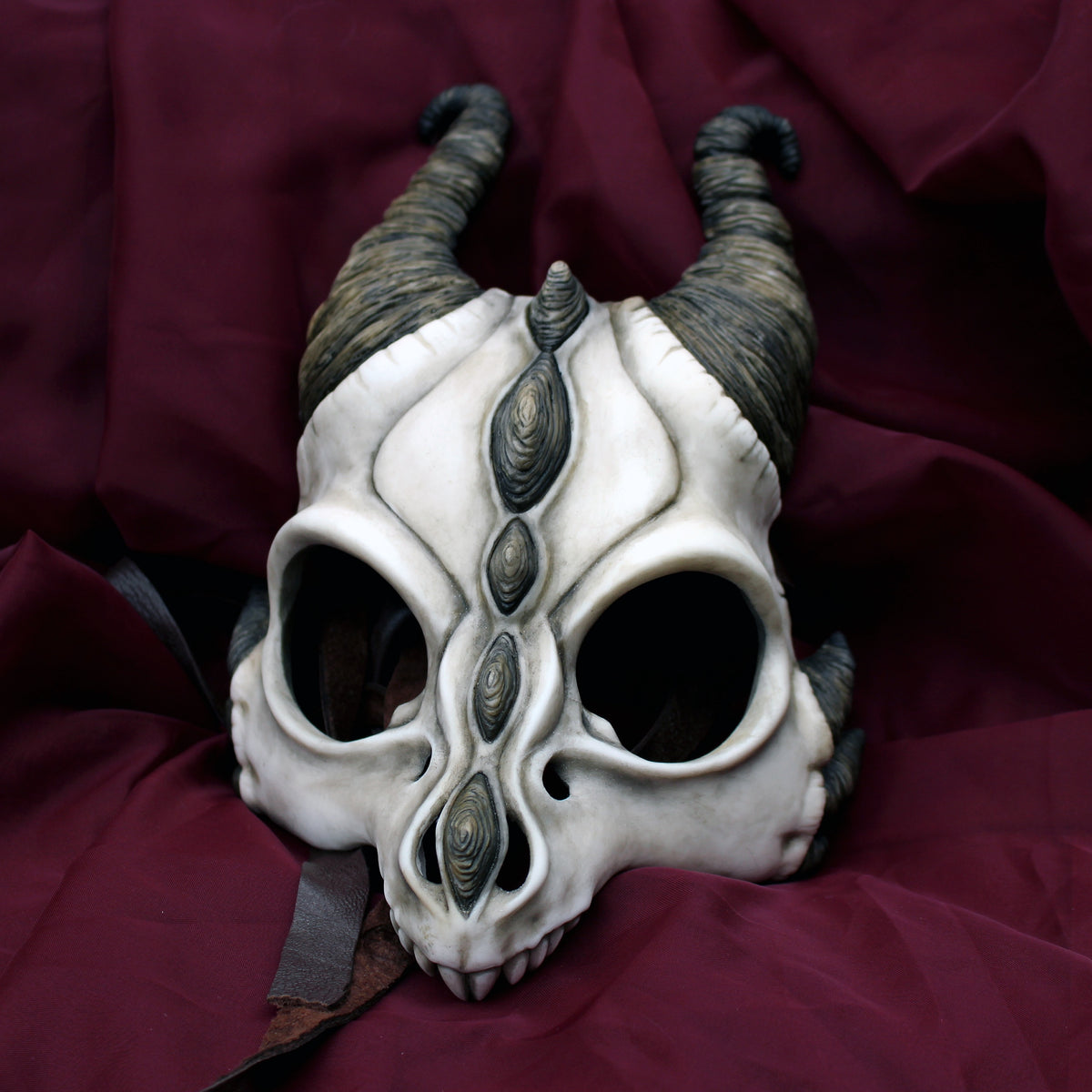 Handmade Resin Skull Mask - Dragon Skull Mask – AishaVoya Creations